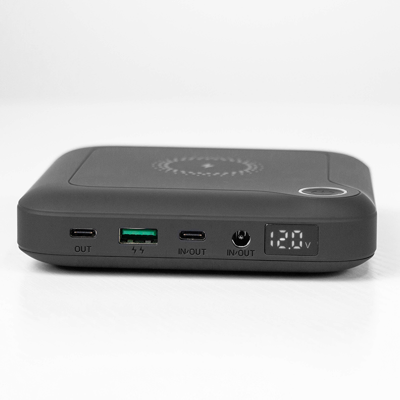 24 000mAh Laptop Power Bank With 84W Output And Qi Wireless Charging